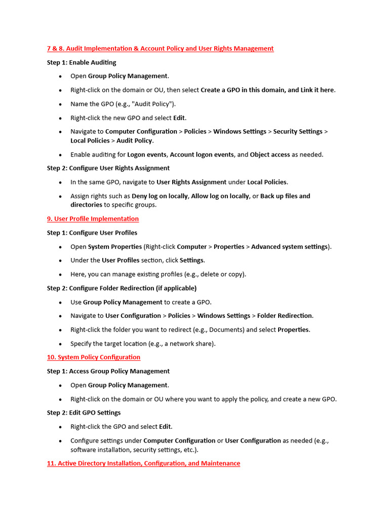 Network Administration Practical CIT-324 | PDF | Group Policy | Ip Address