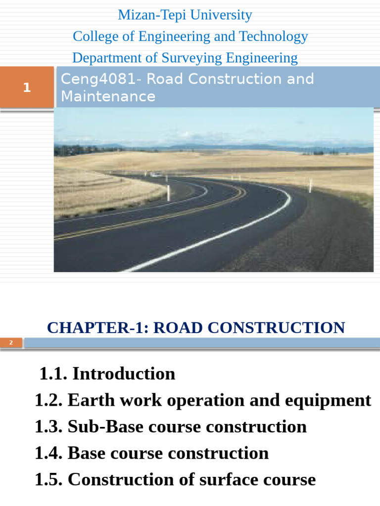 Road Construction and Maintenance Guide | PDF | Road Surface | Road