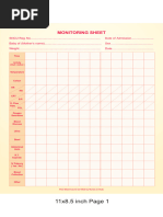 Bowel Movement Tracking Sheet | PDF
