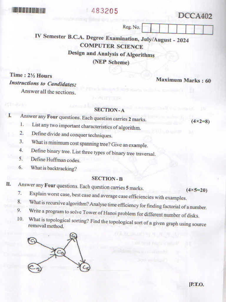 Design and Analysis of Algorithms | PDF