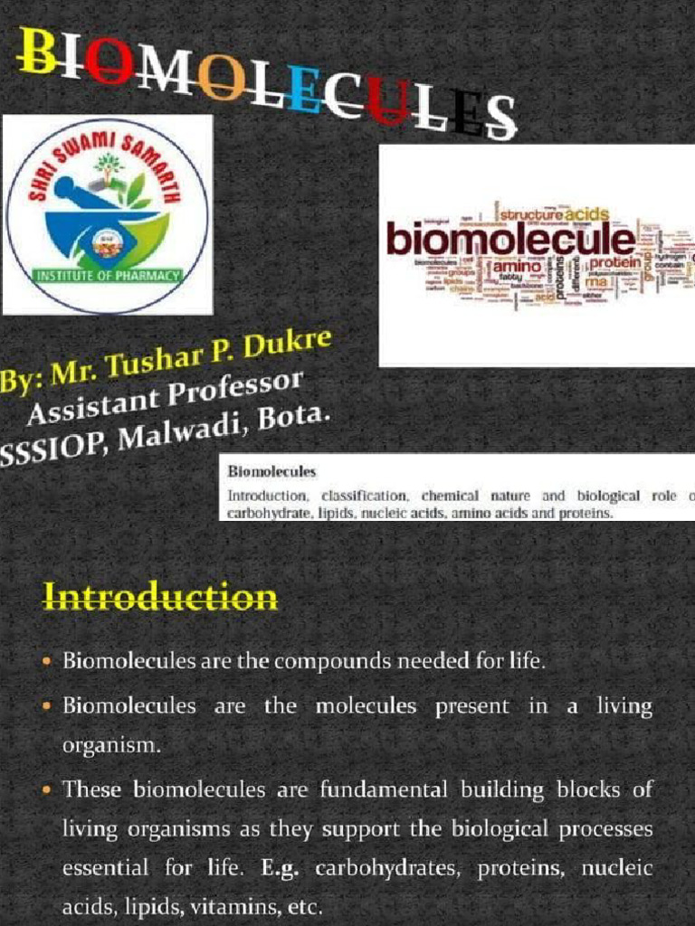 Biomolecules | PDF