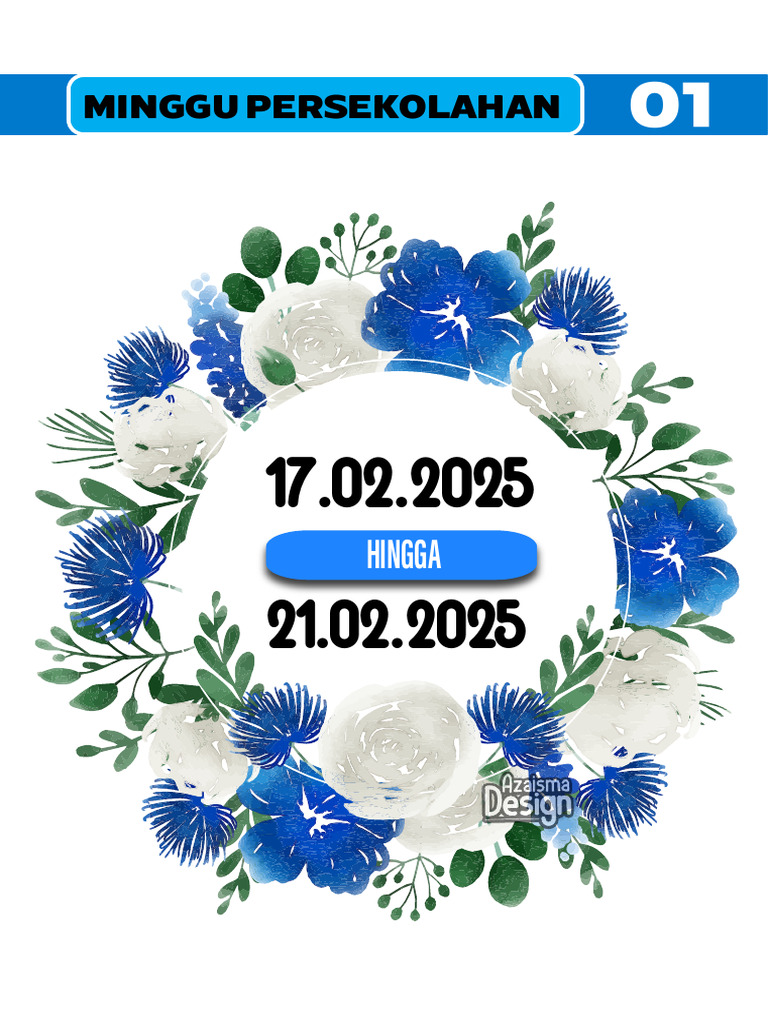 Divider RPH 2025 Kumpulan B Versi Bunga-Compressed | PDF