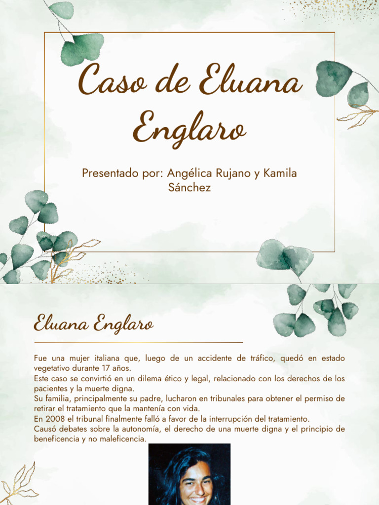 Eluana Englaro PDF | PDF