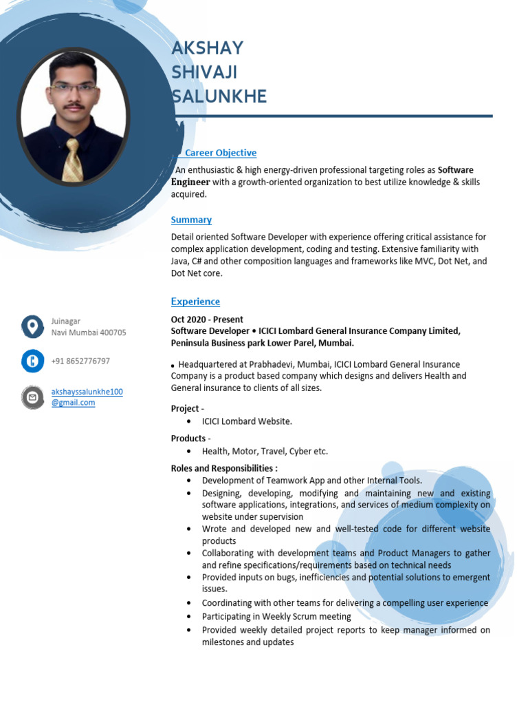 Akshay Resume {2023} | PDF | Software Development | Software