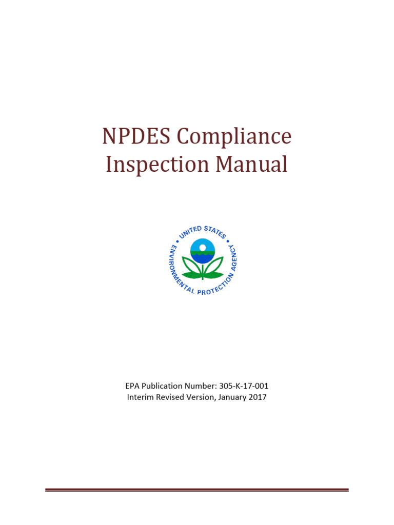 N Pdes Inspect | PDF | Clean Water Act | Combined Sewer