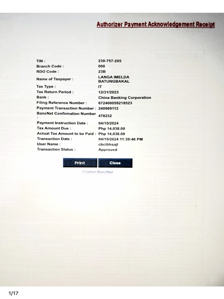 IBL ITR and Audited FS 2023 | PDF