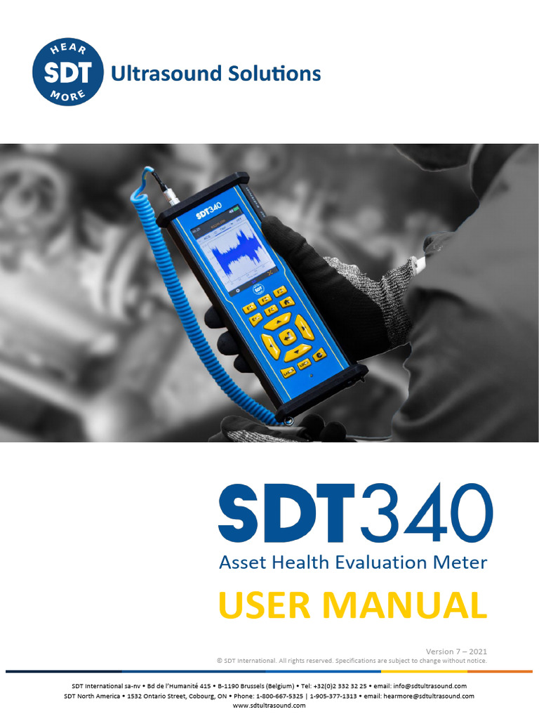 SDT340 User Manual EN PDF | PDF | Power Supply | Electricity
