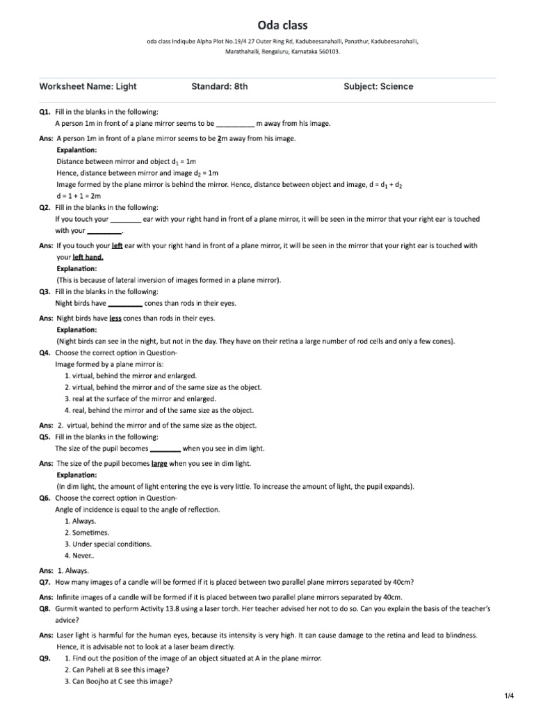 Light-class 8 (1) | PDF