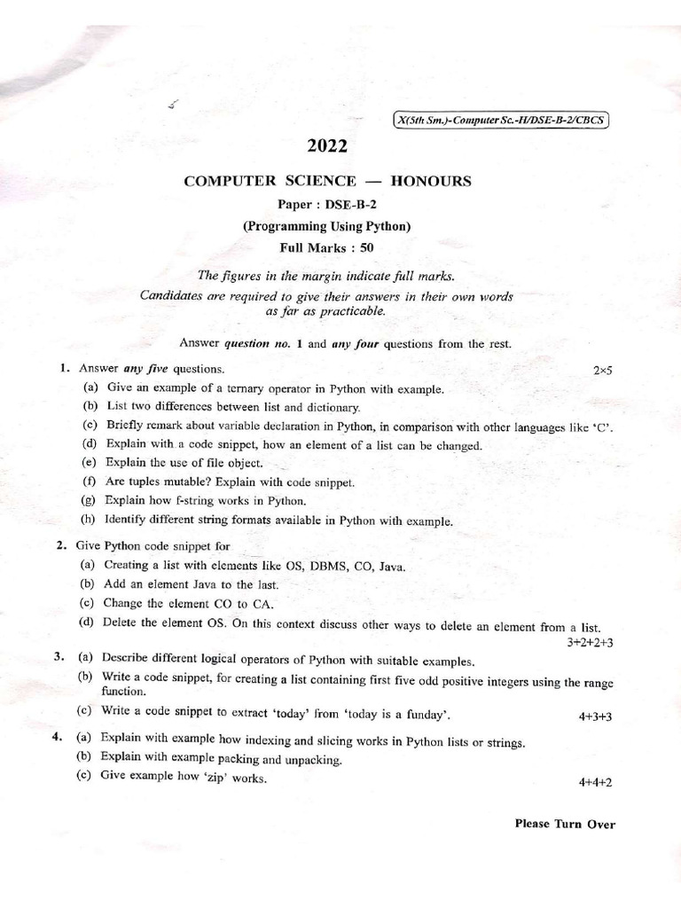 CU-2022_B.Sc._(Honours)_Computer_Science_Semester-5_Paper-DSE-B-2_QP | PDF