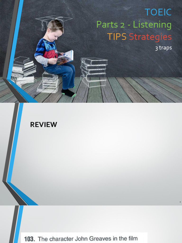 Week 3 - Part 2A Listening - Tips and traps | PDF