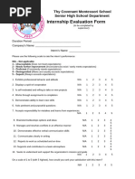 Childcare Staff Evaluation Form | PDF | Child Care | Classroom Management