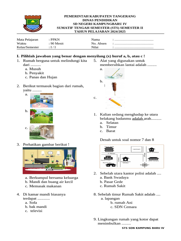 Kisi &soal PPKN STS 2 | PDF