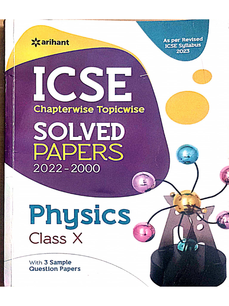 Physics PYQs - Chapterwise Topicwise (2023) | PDF