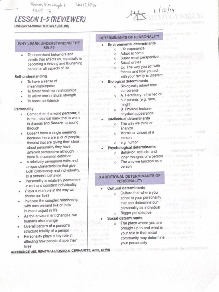 Lesson 1-5 UTS | PDF