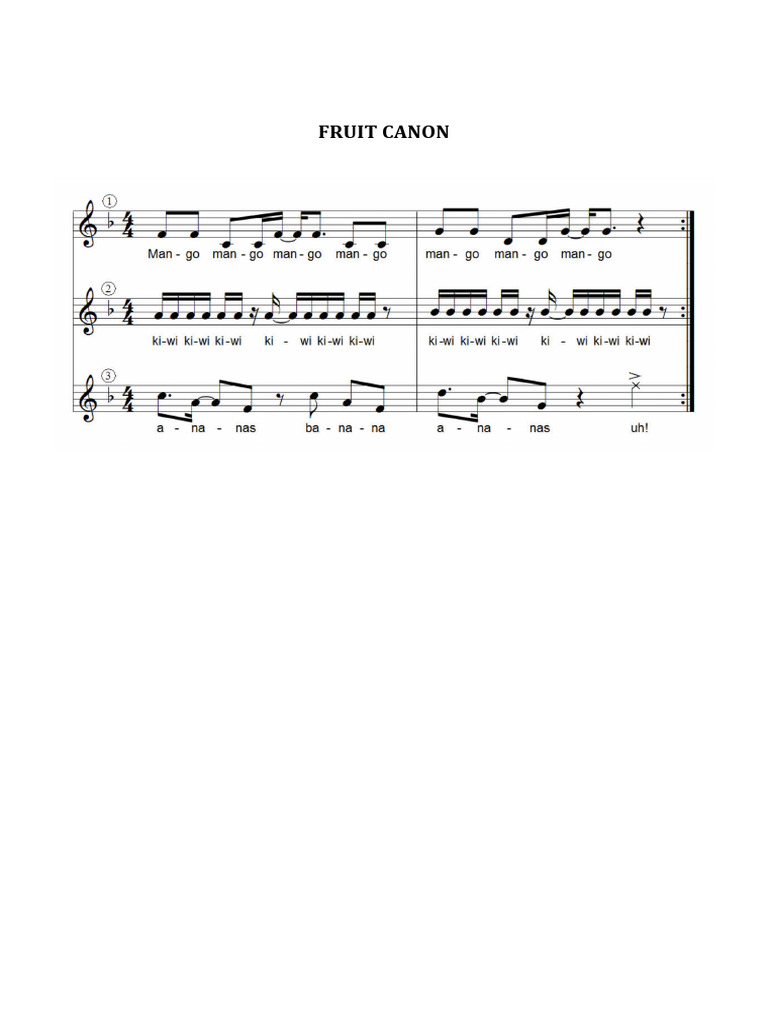 Fruit Canon | PDF