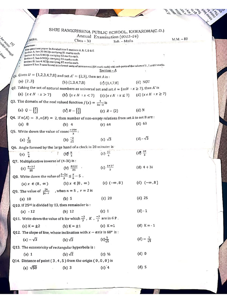 math paper | PDF