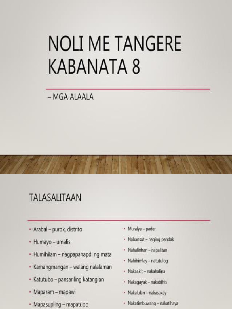 KABANATA 8 - NMT | PDF