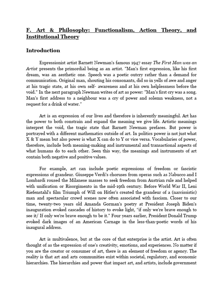 Aesthetic Functionalism in Art | PDF | Aesthetics | Paintings