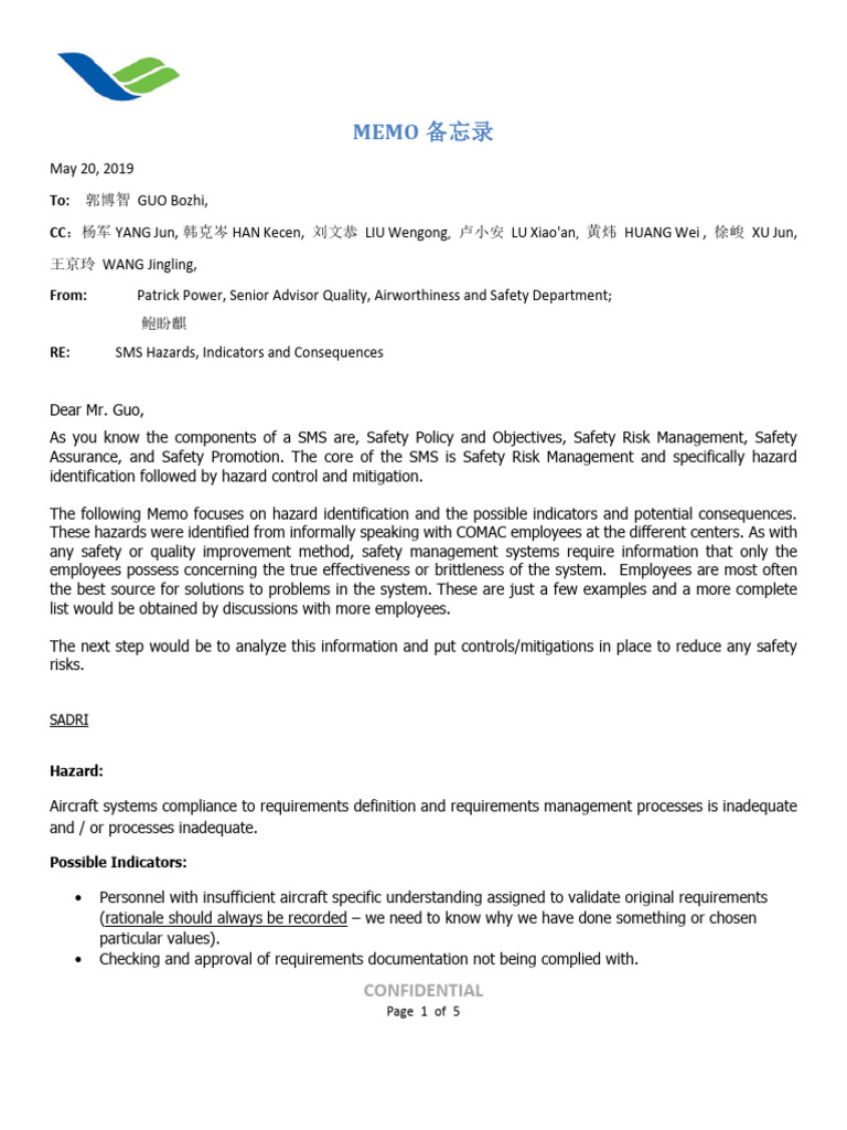 SMS Hazard Identification and Consequences | PDF | Reliability ...