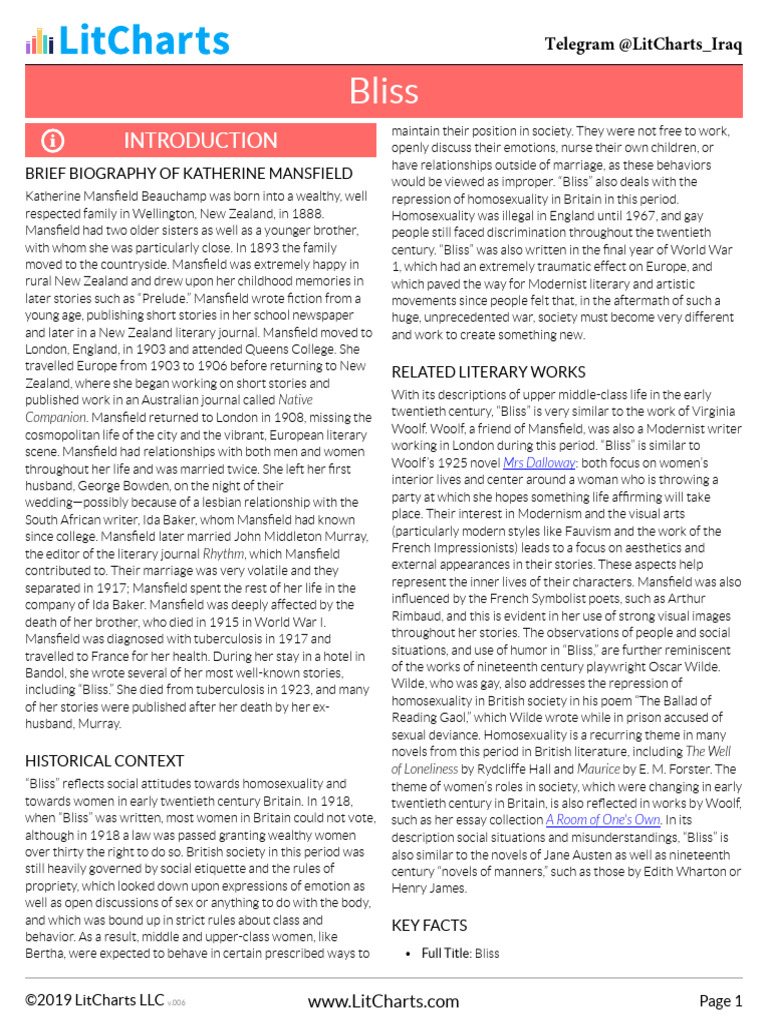 Bliss | PDF | Adam And Eve | Homosexuality