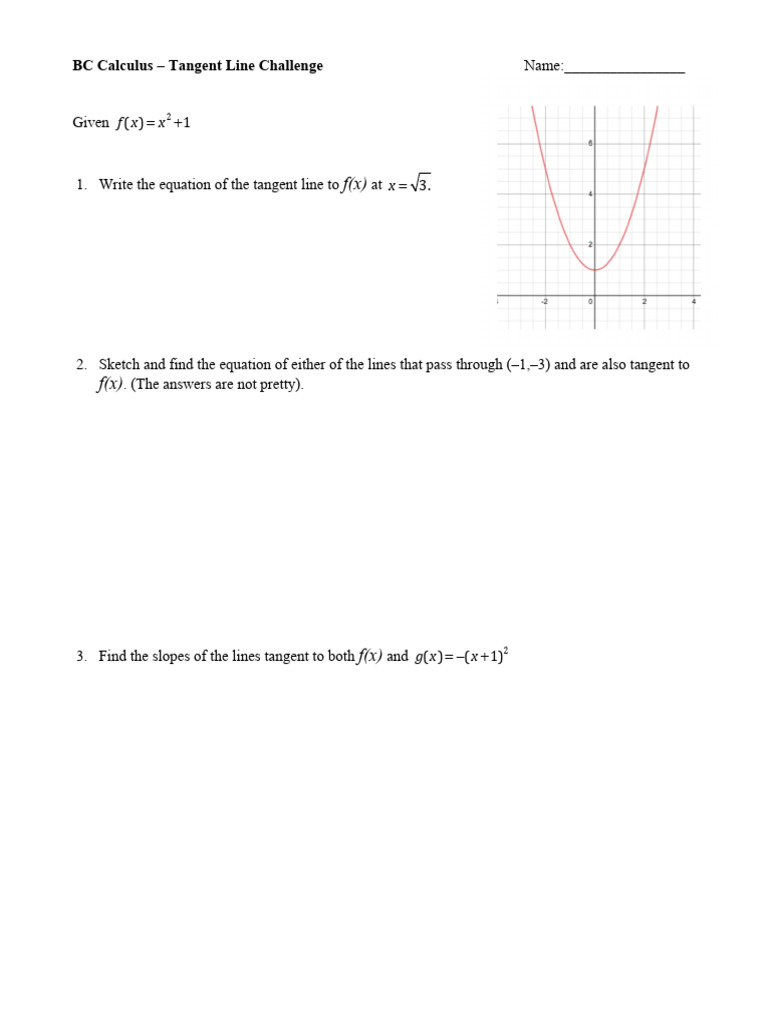 Tangent_Line_challenge | PDF