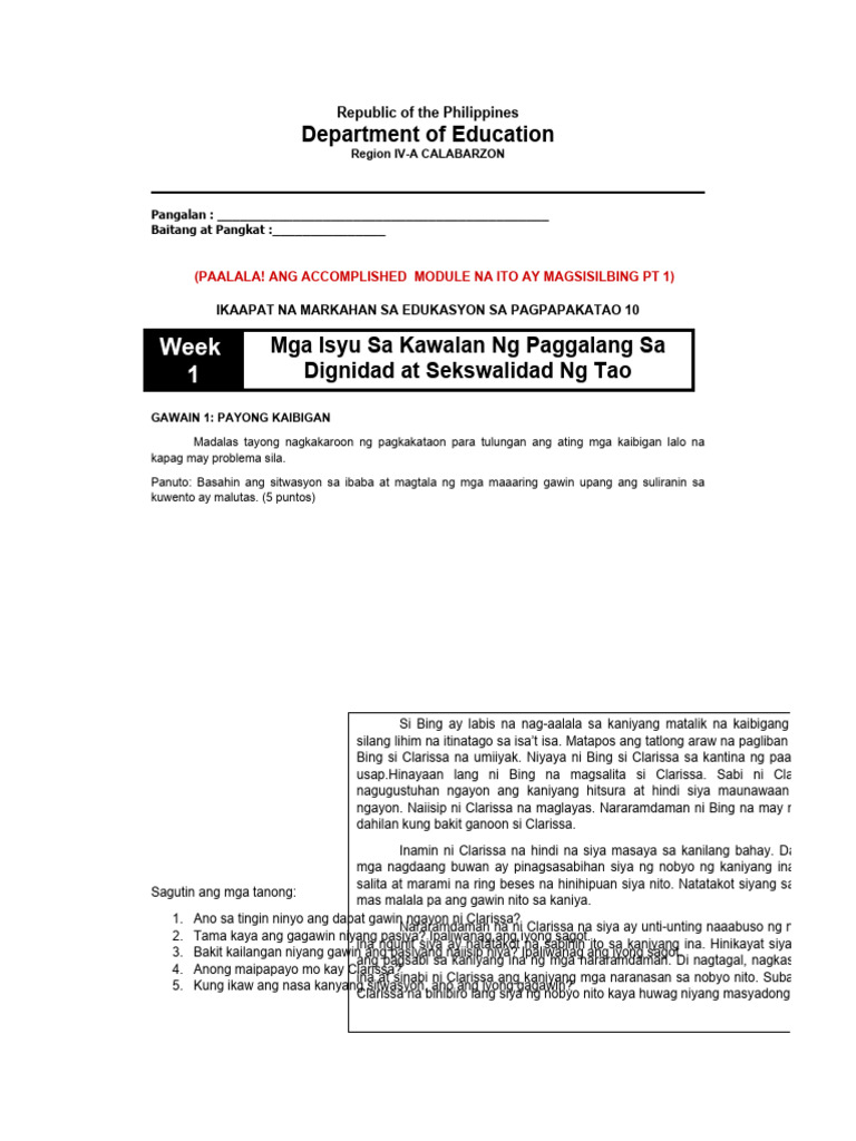 21st Century Skills. English 10 LR1. | PDF