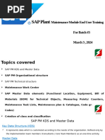 Sap PM Master Data | PDF