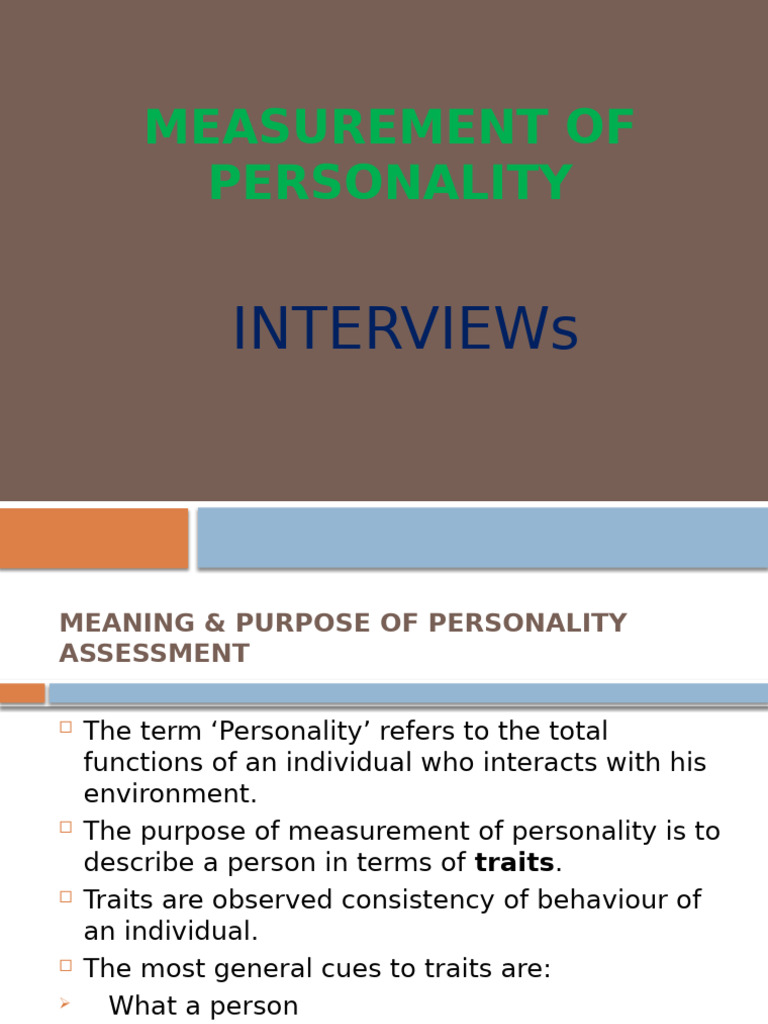 Interview Method | PDF | Interview | Attitude (Psychology)