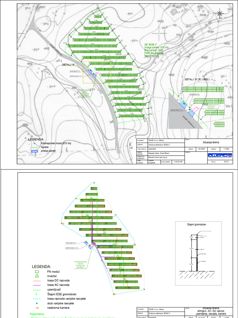 SE BOB 3 - BI - GP - Nacrti Elektro | PDF
