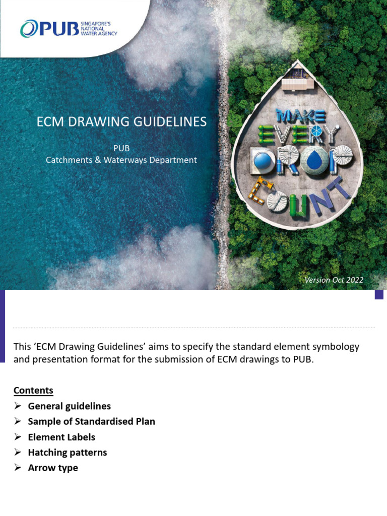 PUB ECM Drawing Guidelines 2022 | PDF | Earth Sciences | Environmental ...