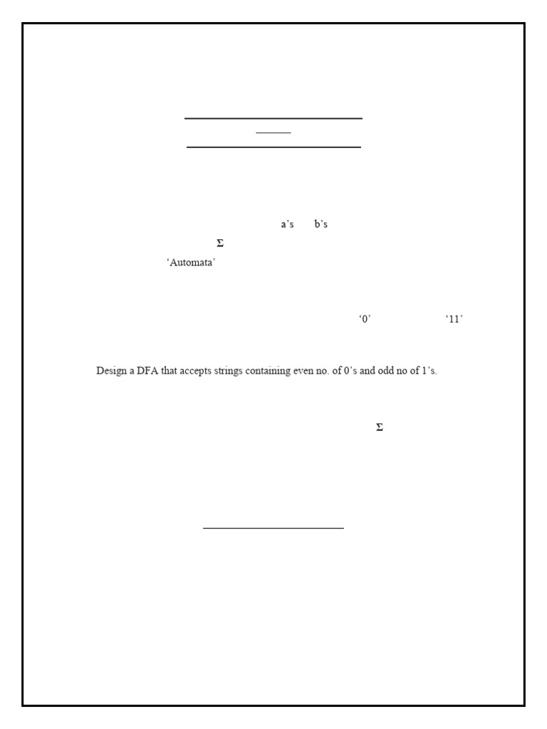 Alc Unit-1 Question Bank | PDF | Regular Expression | Theory Of Computation