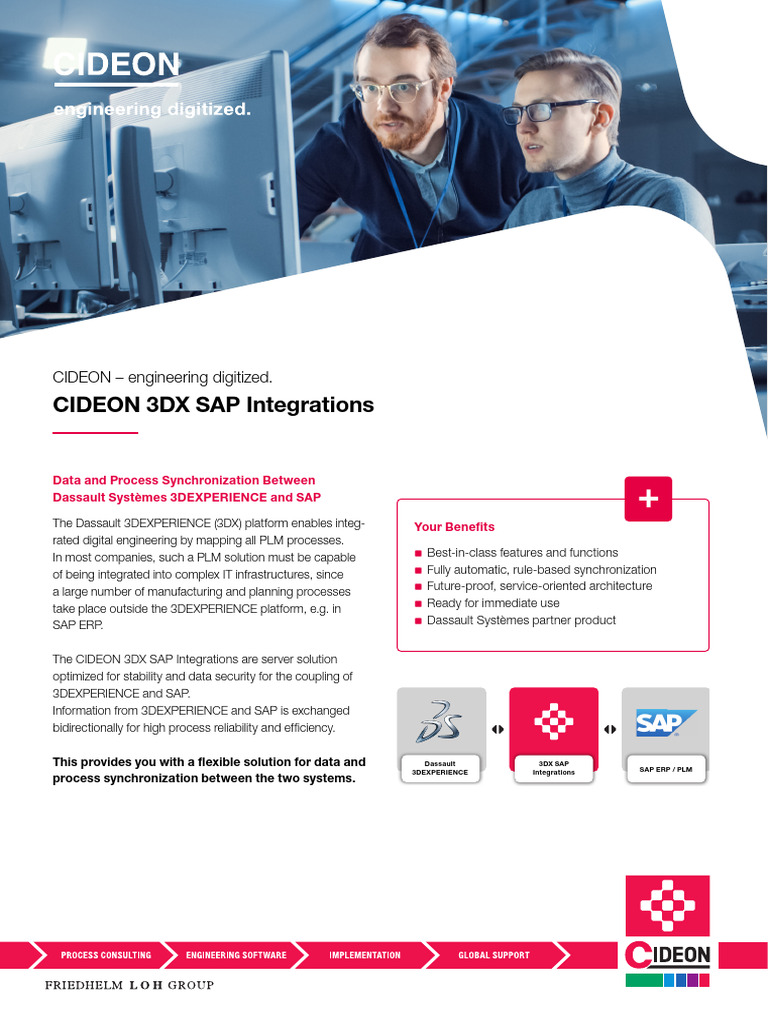 CIDEON 3DX SAP Integration Benefits | PDF | Product Lifecycle | Cloud ...