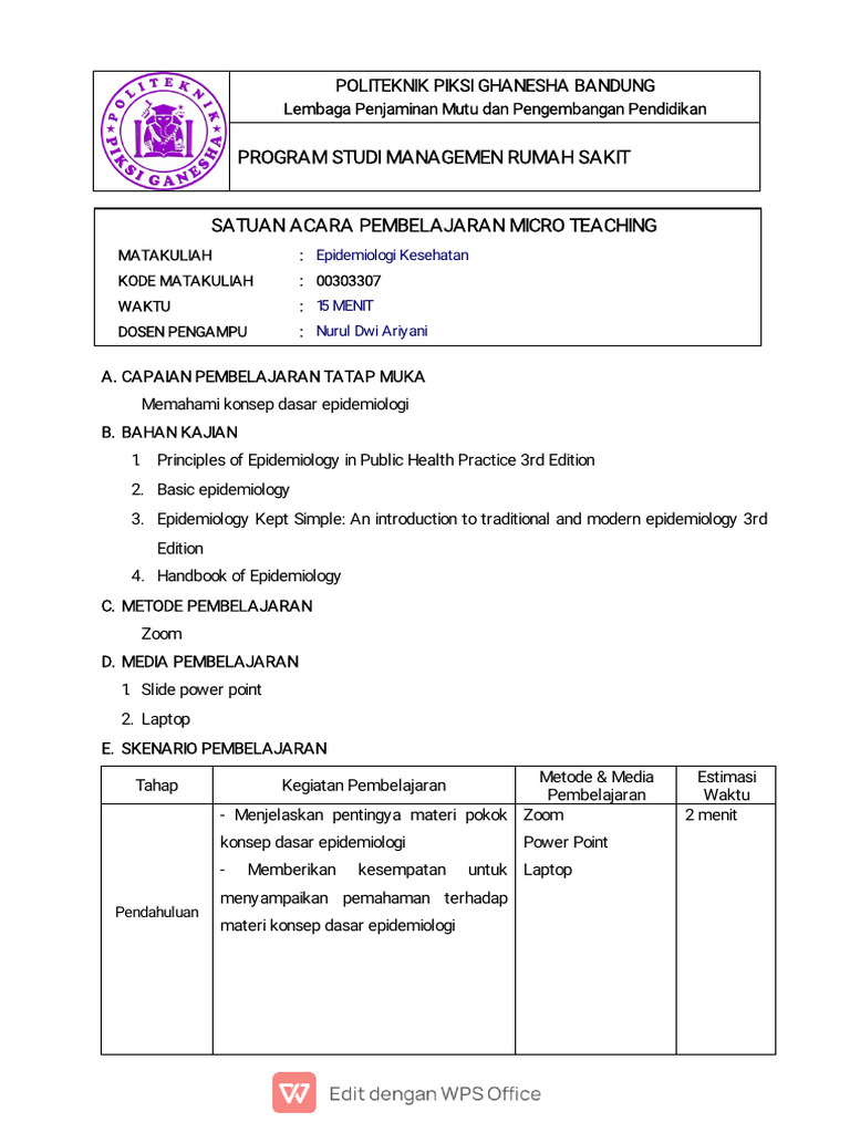 SAP simulasi mengajar Nurul Dwi Ariyani | PDF