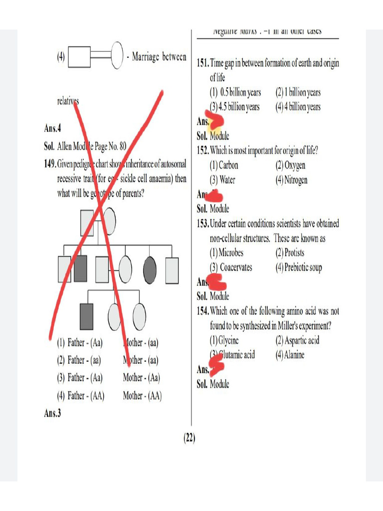 Evolution Questions | PDF