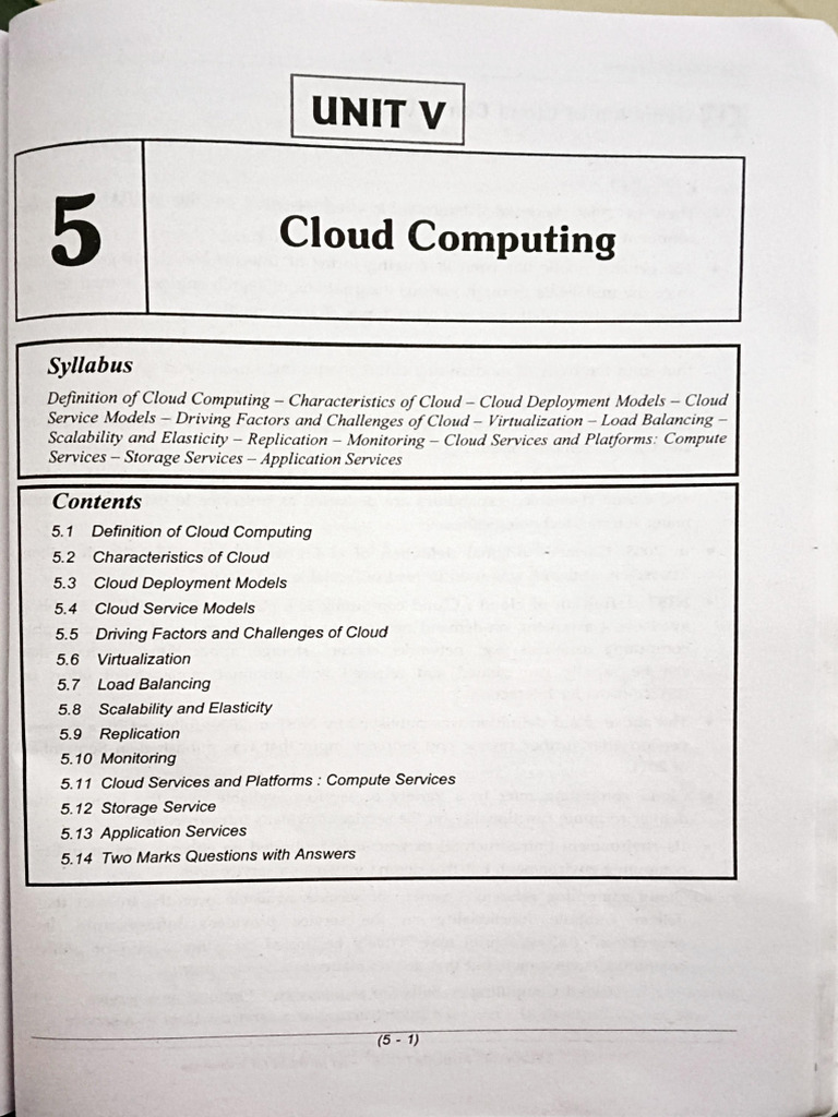 Distributed Computing UNIT-5 | PDF