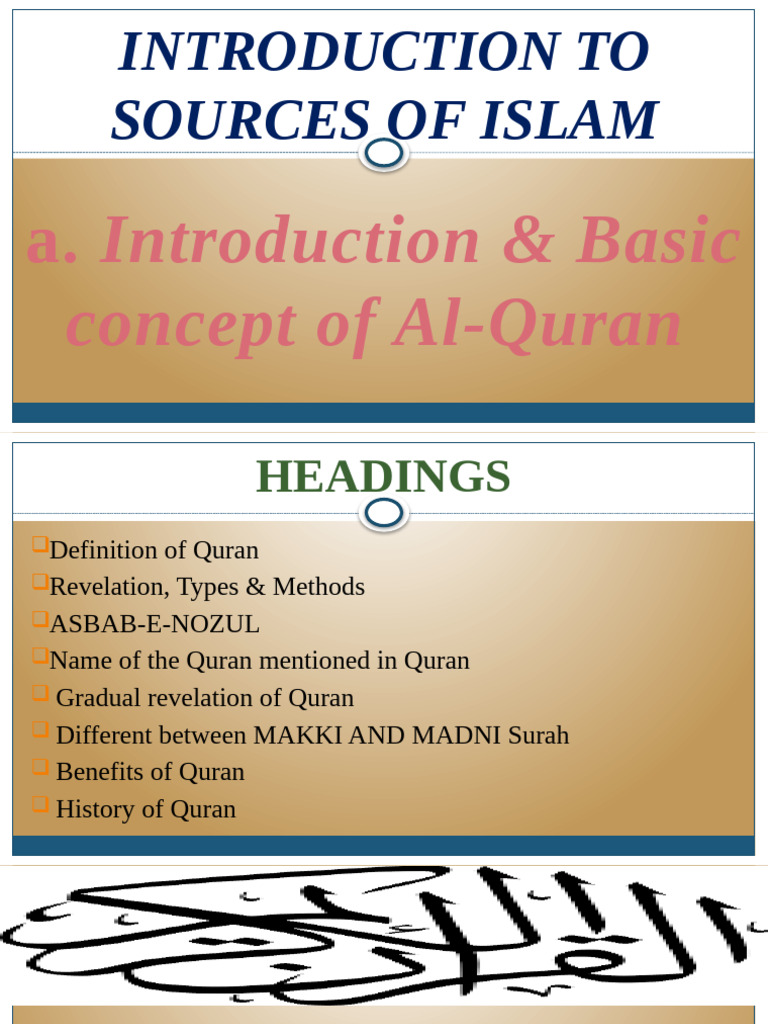 Overview of Quranic Concepts | PDF | Quran | Islam