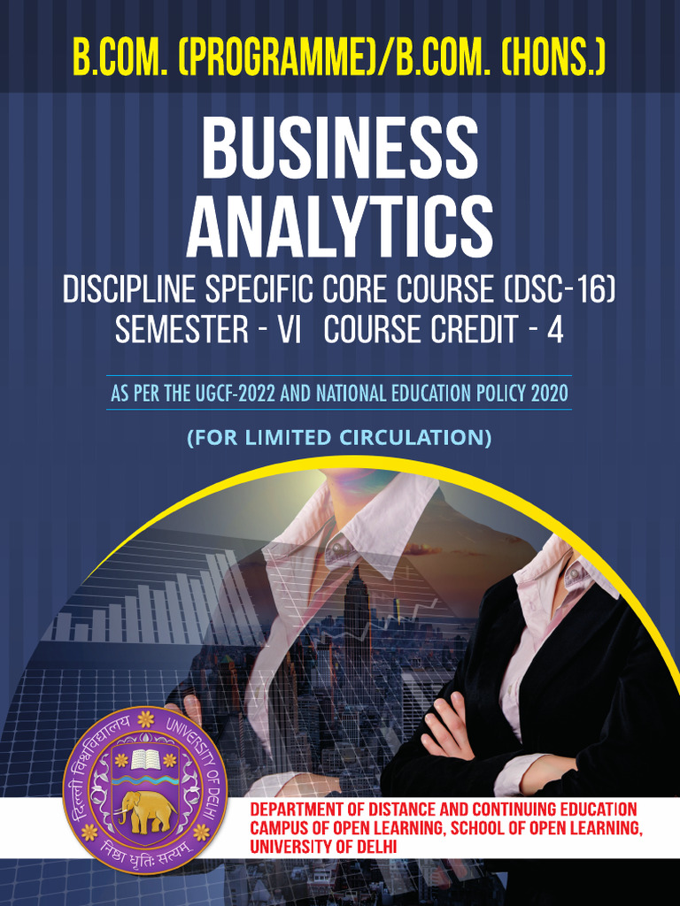 Business Analytics Unit 1-5 | PDF | Analytics | Data Analysis