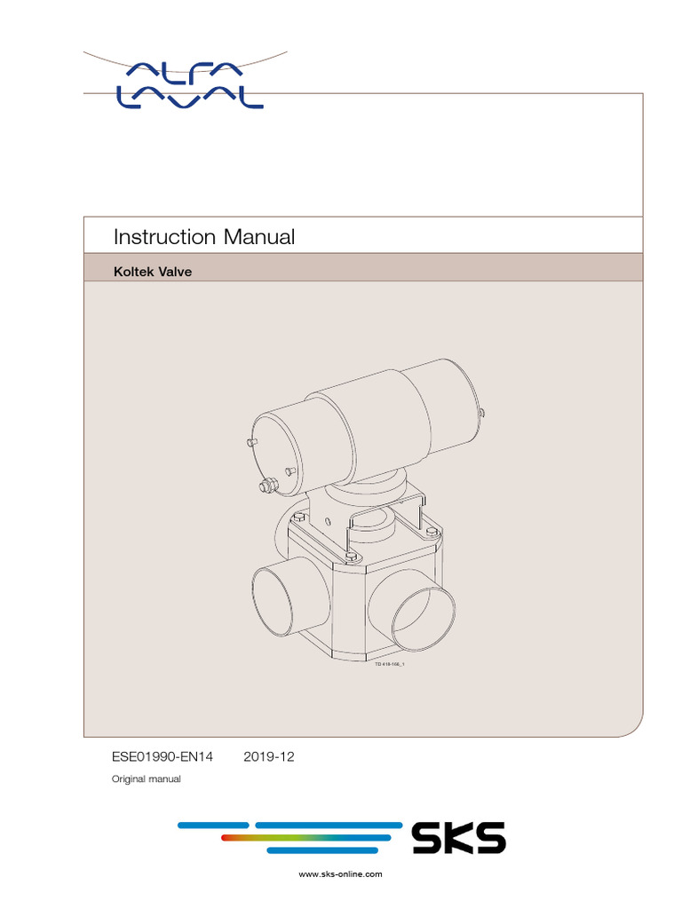 Koltek Valve Instruction Manual | PDF | Valve | Piston