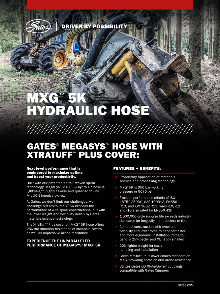 MXG 5K Brochure Sell Sheet GB en | PDF | Mechanical Engineering | Materials