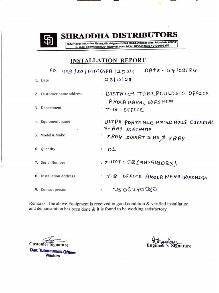 T B Office Akola Naka Washim | PDF