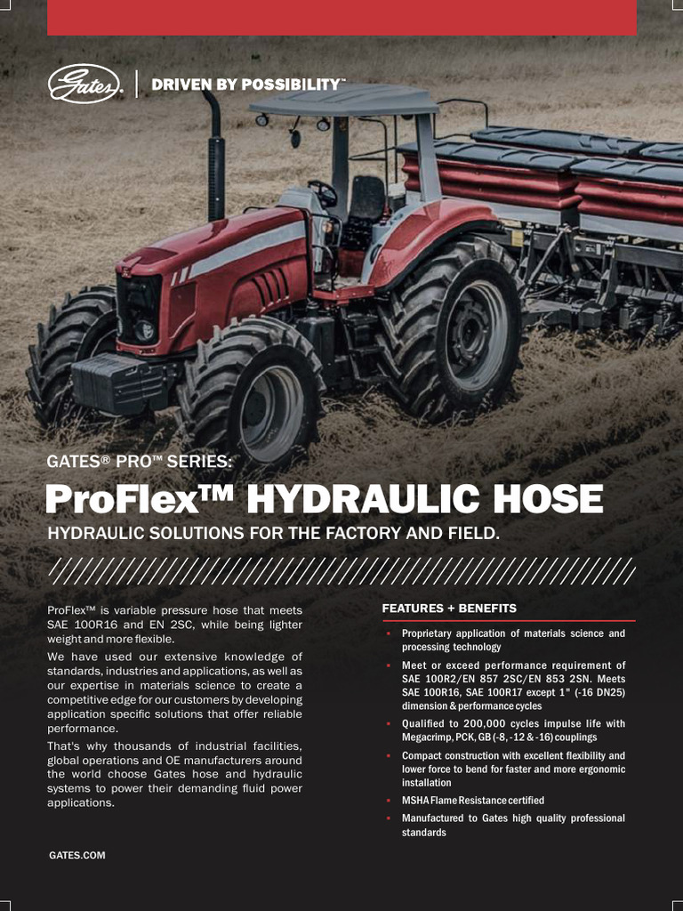 proflex-hydraulic-hose-brochure | PDF | Hose | Materials