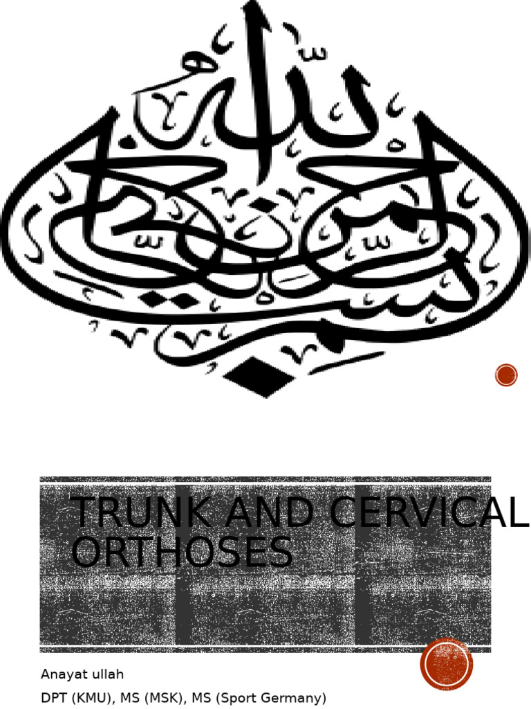 9.... Trunk and Cervical Orthoses 9 | PDF | Corset | Musculoskeletal System