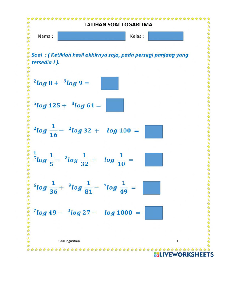 LKPD Logaritma 3 | PDF