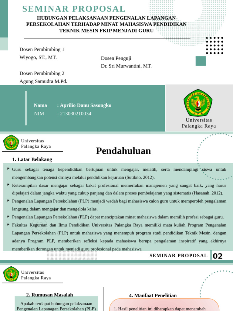 PPT Proposal Penelitian | PDF