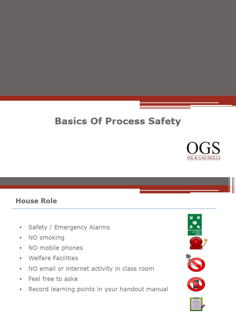OGS-ZTP-GH-TRM-0011 - C0 Basics Process Safety | PDF | Safety | Occupational Safety And Health