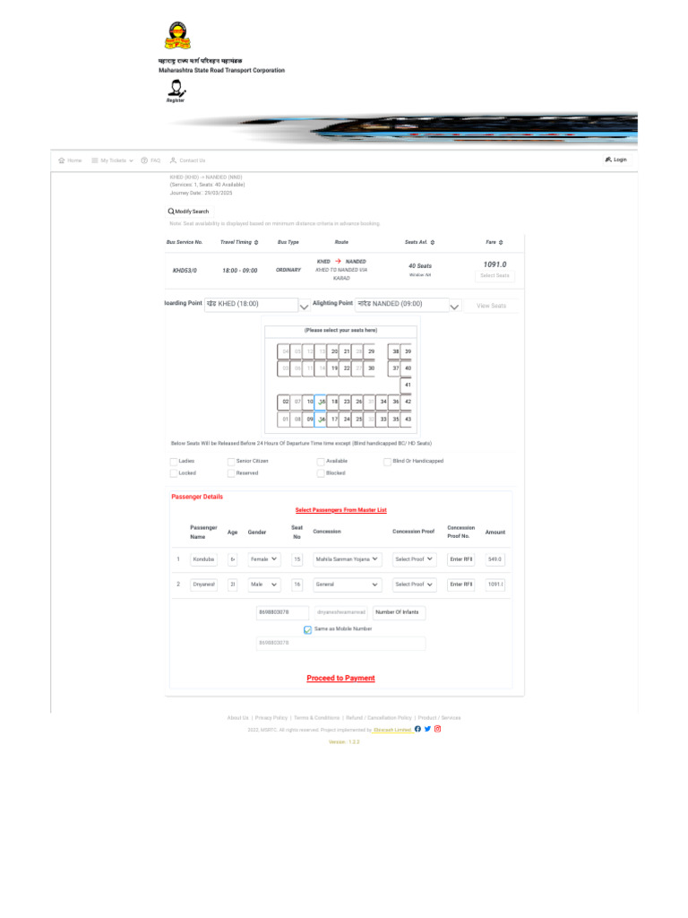 Welcome To MSRTC - Maharashtra State Road Transport Corporation | PDF | Passenger Rail Transport ...