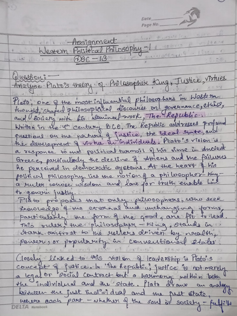 Plato's theory of philosopher king | PDF