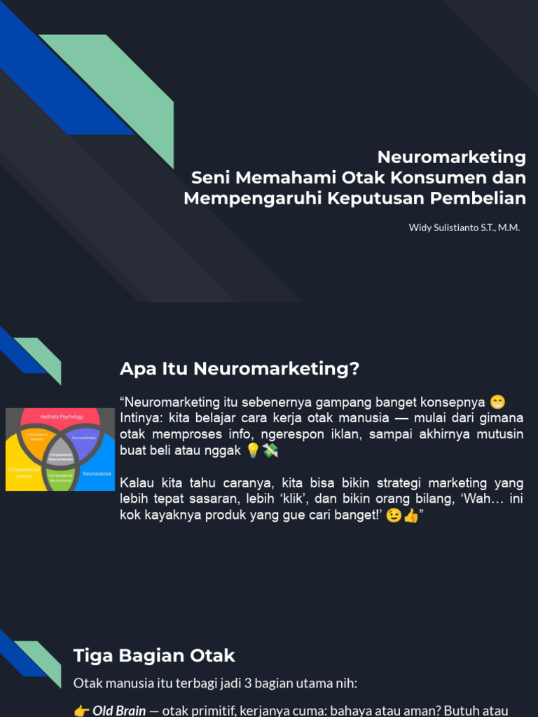 Neuromarketing: Strategi Pemasaran Efektif | PDF