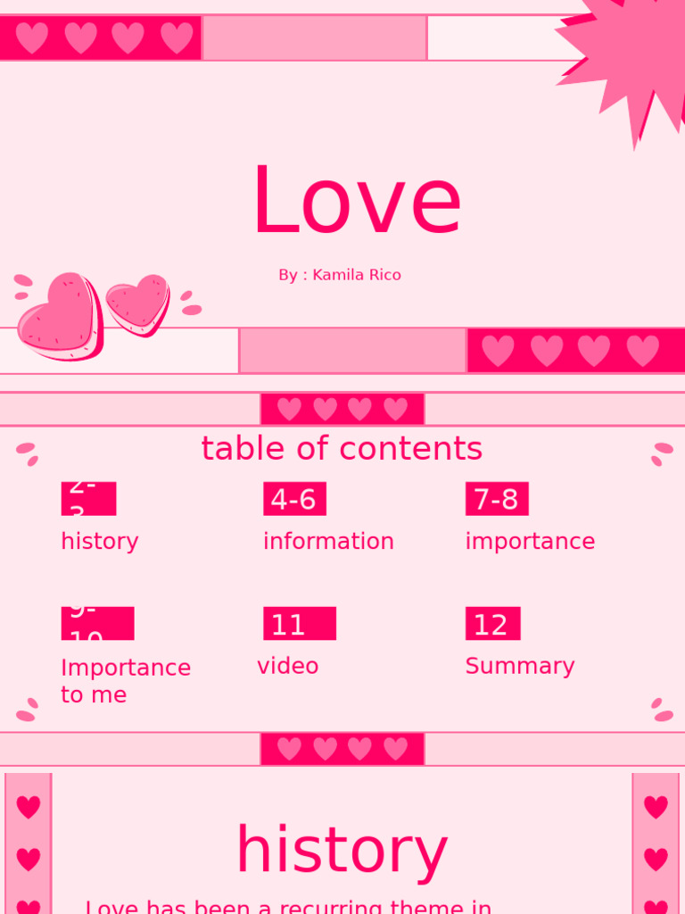 Love Project Kamila | PDF | Love | Interpersonal Relationships