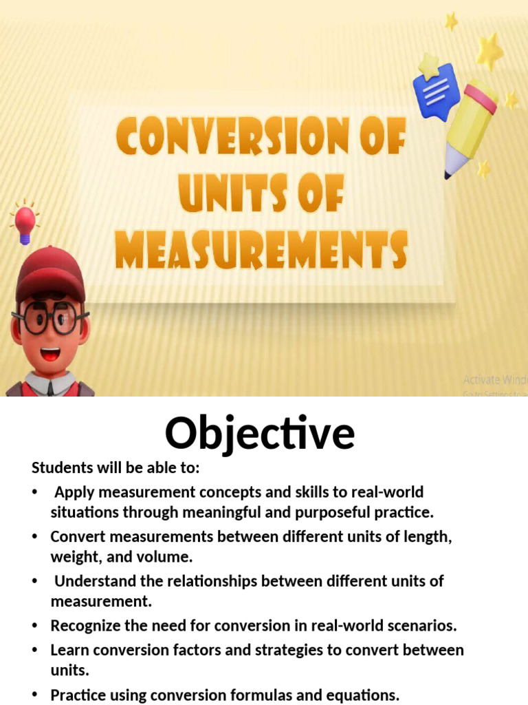 Measurement and Conversion | PDF